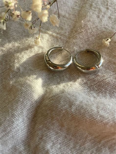 Celeste Huggies Silver Mini Huggies Etsy Canada In 2024 Silver