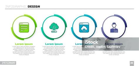 Set Browser Window Cloud Computing Lock Technology Data Transfer And