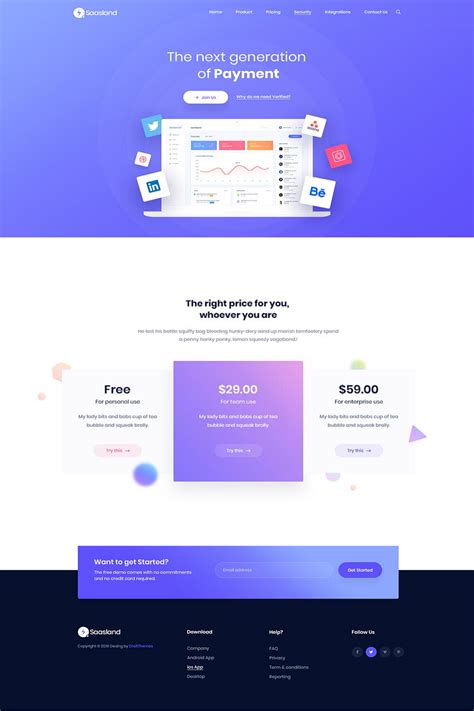 Saasland Creative Wordpress Theme