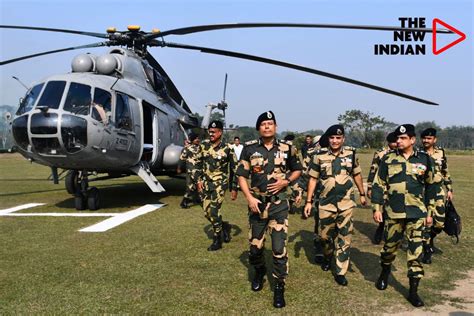 Bsf Chief Reviews Operational Readiness In North Bengal Frontier The