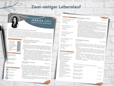 Application Template CV Template CV Tabular CV Modern Etsy