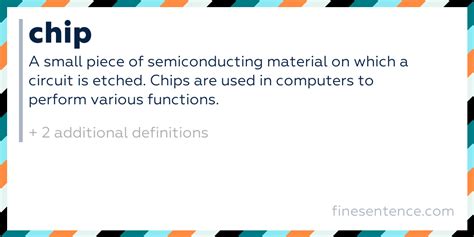 Chip Definition Meaning And Examples In English Chip Definition Meaning And Examples In English