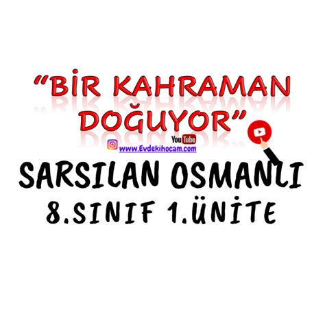8 Sınıf İnkılap Tarihi 1 Ünite Sarsılan Osmanlı 20 Yy Başlarında