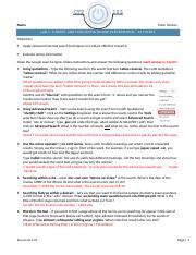 Lab1 Docx Name Enter Section LAB 1 FINDING AND EVALUATING ONLINE INFORMATION 44 POINTS