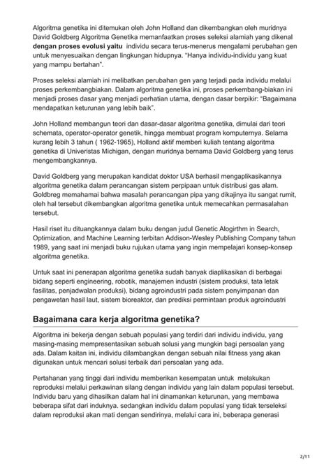 Tutorial Algoritma Genetika Bagian 1