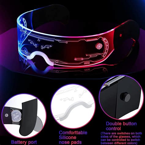 Cyberpunk Led Glasses Euphorium Store