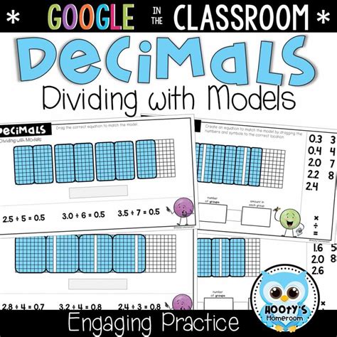 Dividing Decimals Using Models Digital Activities Hooty S Homeroom