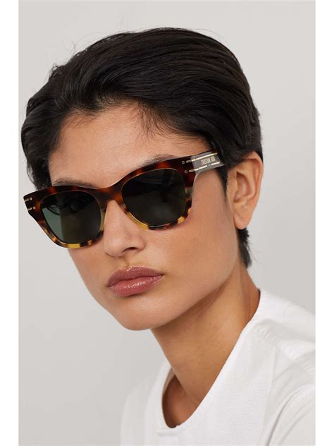 Dior Eyewear Diorsignature B4i Square Frame Tortoiseshell Acetate Sunglasses Net A Porter