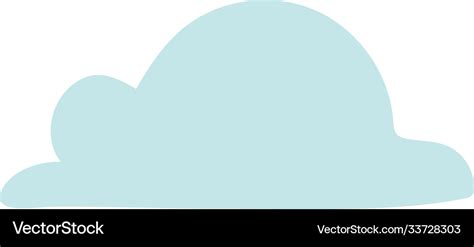 Isolated Cloud Shape Design Royalty Free Vector Image