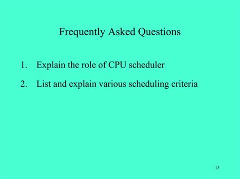 17 Cpu Scheduling And Scheduling Criteria Ppt