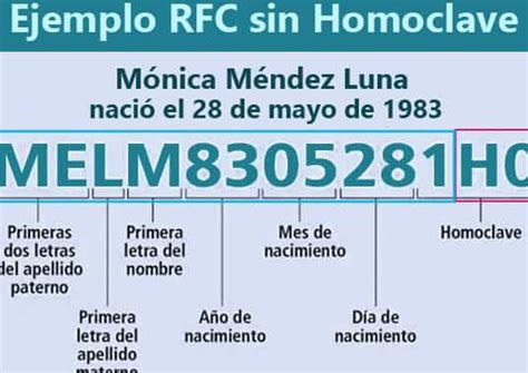 Qué significa RFC sin homoclave y su uso en México