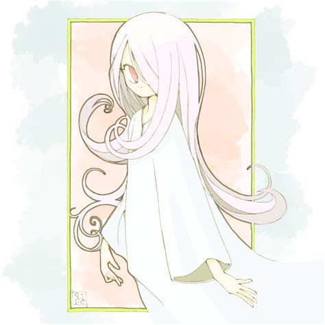 Safebooru 1girl Bangs Expressionless From Side Hair Over One Eye Little Witch Academia Long