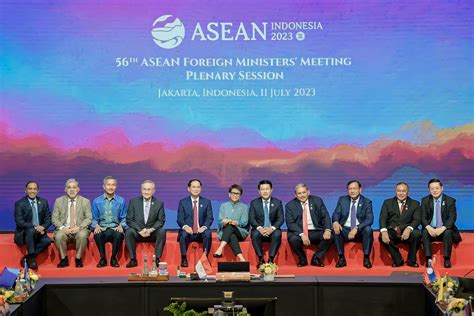 Outcomes Of The Plenary Session Of The 56th Asean Foreign Ministers