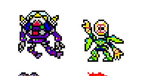 ドット絵 ロックマン風シリーズ第二段 X8ボス あかのイラスト Pixiv
