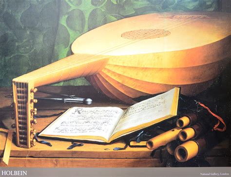 Hans Holbein Details From The Ambassadors Poster Kunstdruck Bei Germanpostersde