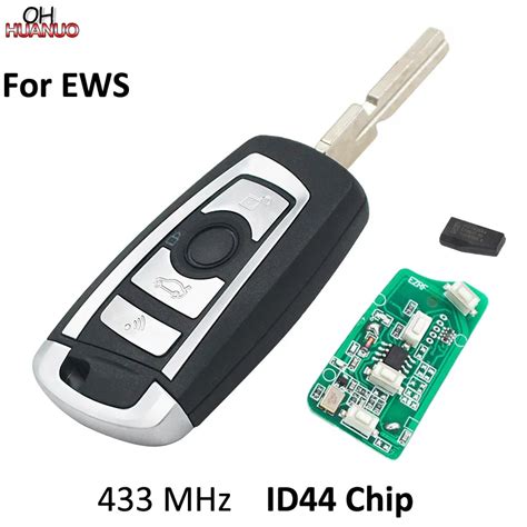 4 Buttons EWS Modified Flip Remote Key Fob 433MHz With PCF7935AA ID44