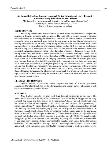 Pdf An Ensemble Machine Learning Approach For The Estimation Of Lower Extremity Kinematics