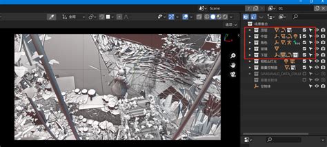 [blender]exr工作流快速准确为画面分层 哔哩哔哩