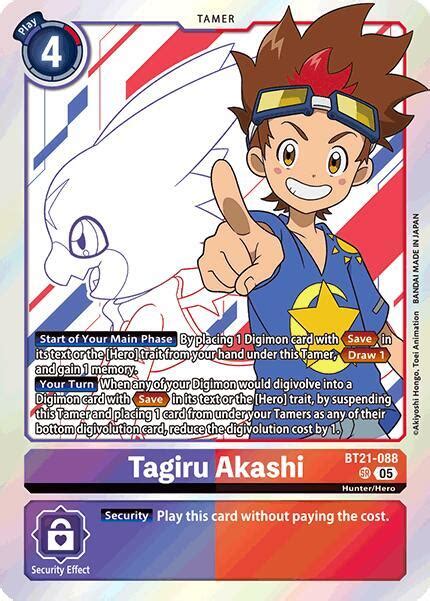 Tagiru Akashi World Convergence Digimon Card Game
