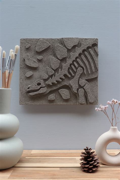 Diy Fossil Art Kit Stegosaurus Assembli