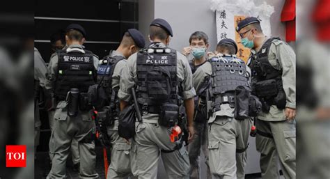 Hong Kong Police Make First Arrest Under New Security Law Times Of India