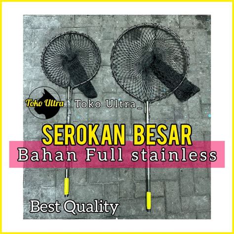Jual Serokan Ikan Besar Serokan Stainles Serokan Galatama Seser