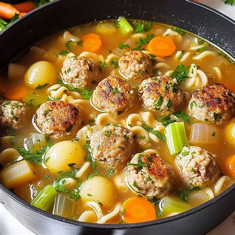 Heartwarming Turkey Meatball Soup For Cozy Nights Pinch Pulse