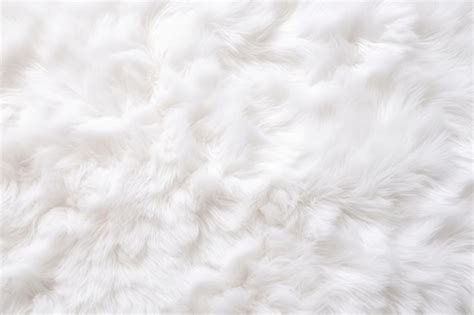 White Plush Fabric Texture Background Premium Ai Generated Image