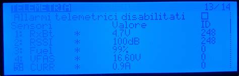 Lost Of Sensors If I Save The Model From PC To The Radio Using Companion Software Issue