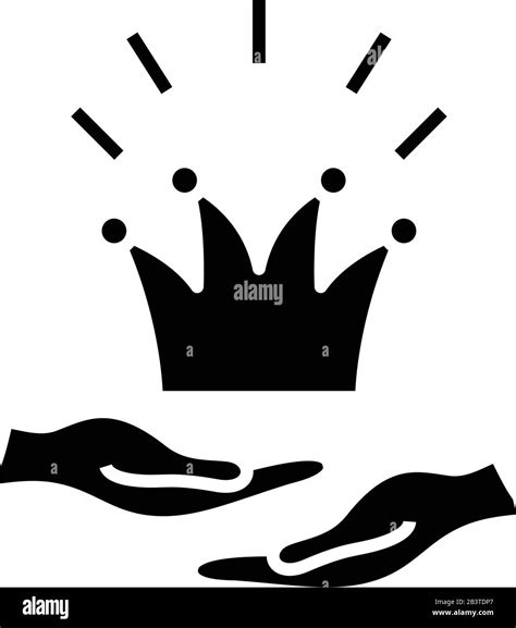 Selt Declaring Black Icon Concept Illustration Vector Flat Symbol