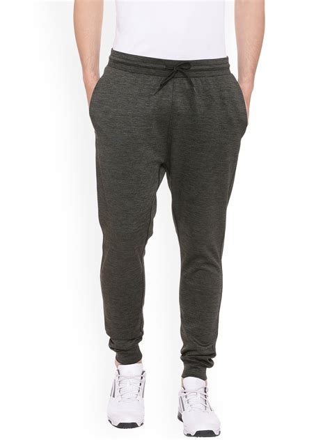Buy Basics Men Grey Solid Slim Fit Joggers Track Pants For Men