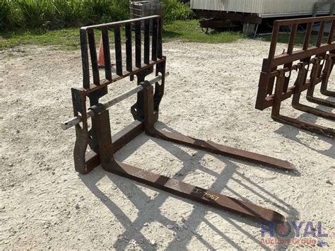 Telehandler Forks And Frame Attachment With 5ft Forks Royal Auction Group Telehandler Forks And Frame Attachment With 5ft Forks Royal Auction Group