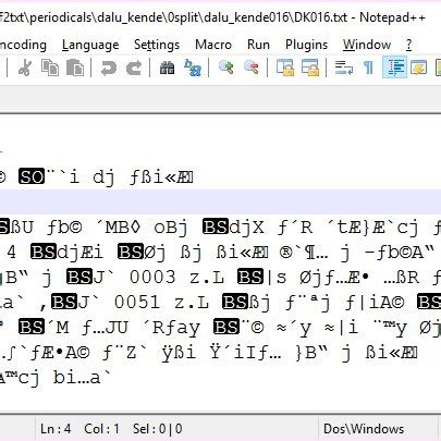 A Fragment Of The Perl Script For The Conversion To Unicode Format From Download Scientific