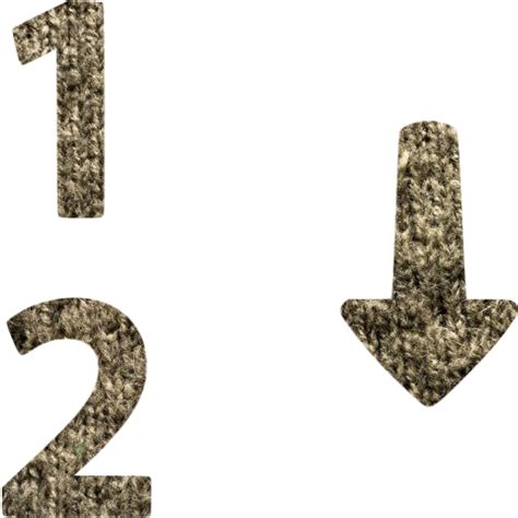 Grey Wool Numerical Sorting Icon Free Grey Wool Sort Icons Grey Wool Icon Set