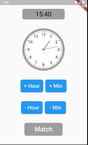 Clock Widget Not Updating Its State On On Tap Flutter Stack Overflow
