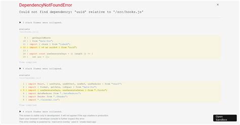 Accessible Datepicker Codesandbox