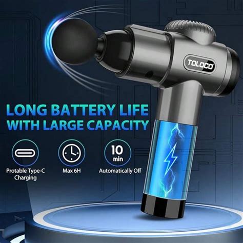 Toloco Massage Gun Muscle Massage Gun Deep Tissue Percussion Massage
