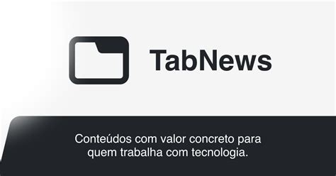 Login Tabnews