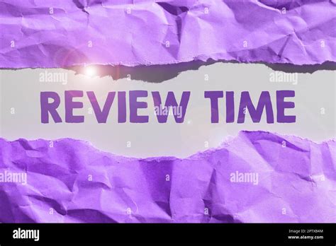 Writing Displaying Text Review Time Business Overview Situation Or