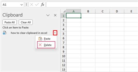 How To Clear Clipboard In Excel