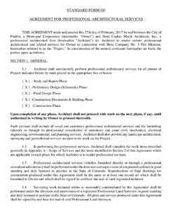 22 Free Simple Architect Contract Templates Printable PDF American Templates
