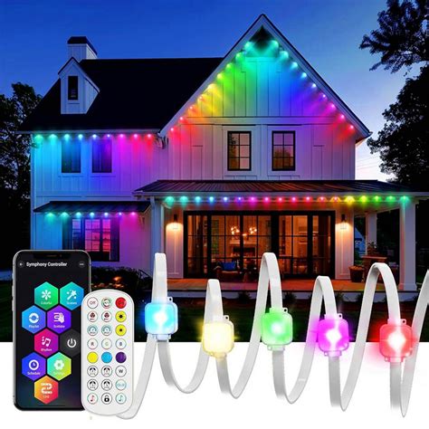 Lmaxhome Led Stripe 1530m Rgb Permanente Außenbeleuchtung Smart