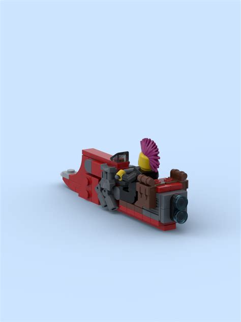 Lego Moc Hoverbike Stiletto By Tingdrason Rebrickable Build With Lego