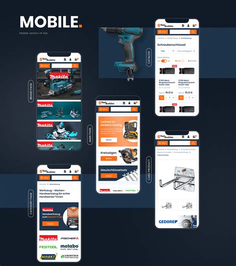 Template Design On The Shopware On Behance
