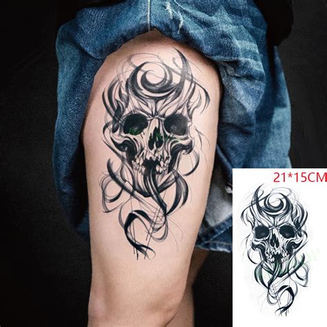 Smoke Skull Tattoo