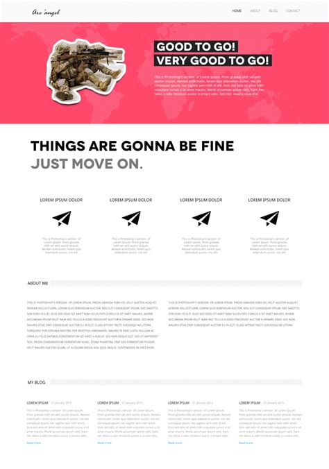 Behance Arc Angel Freemium Template By Bagus Fikri