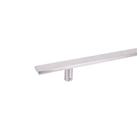 Sox 316 Single Flat Inline Pull Handle Stainless Steel 400mm Sd