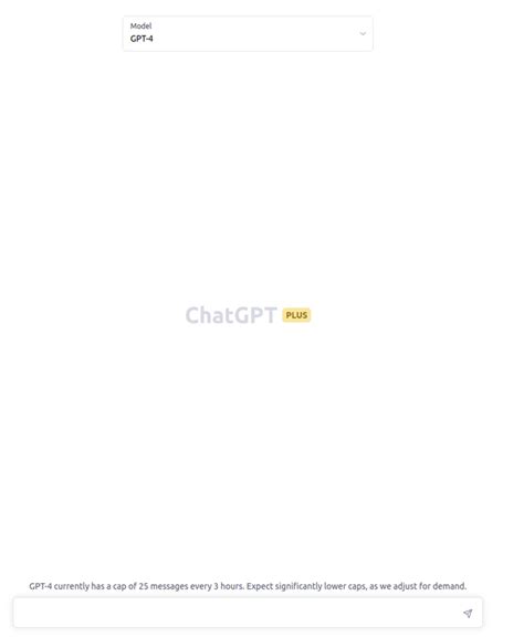 Gpt4 Very Low Usage Cap R Chatgpt