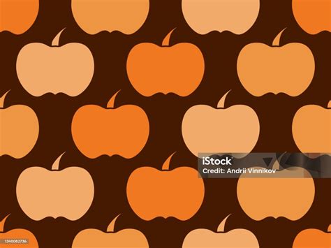 호박 매끄러운 패턴 호박 할로윈과 추수 감사절을위한 아름다운 디자인과 가을 배경 포장지 배너 포스터 및 광고 소재를 위한 디자인 벡터 일러스트레이션 10월에 대한 스톡 벡터