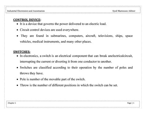 504 Chapter 1 3rd And Final Update Industrial Electronics And Automation Syed Mamnoon Akhter